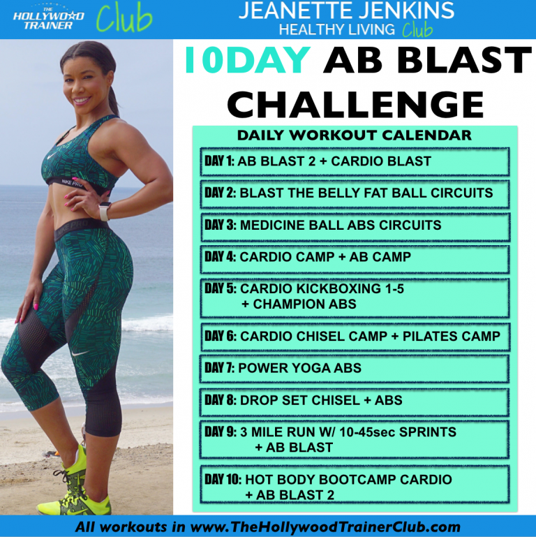 Start Now with the 10 Day Ab Blast Challenge! | Jeanette Jenkins